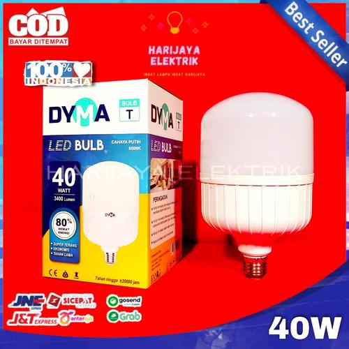 Jual DYMA LAMPU BOHLAM LED 40 WATT TABUNG BULB T JUMBO BIG BESAR E27 ...