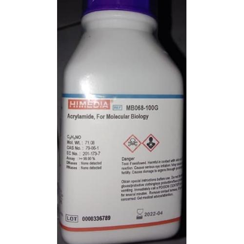 Jual Acrylamide 100 G, Microbiology Grade MB068 HIMEDIA, SDS-PAGE ...