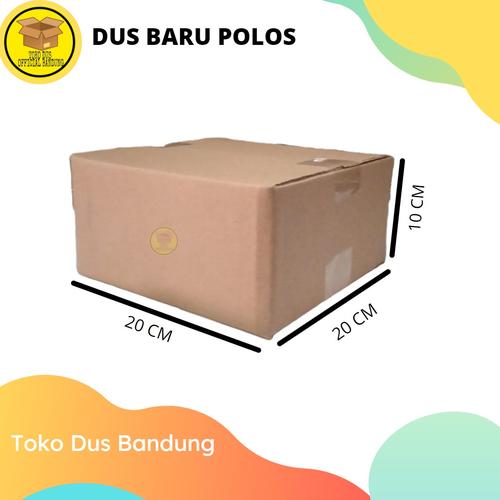 Jual Kardus ukuran 20 x 20 x 10 cm / Dus Ukuran Kecil/ Kardus Packing ...