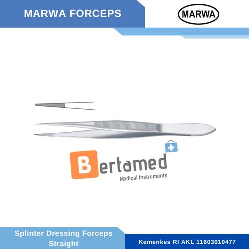 Jual Pinset Splinter Forcep Straight - Serrated Jaws - 14 cm - Kota ...