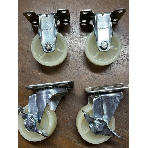 Jual Roda troli nylon 2 inch ( mati - rem ) 1 set - Jakarta Barat ...