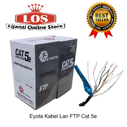 Promo KABEL LAN FTP CAT 5E ORIGINAL EYOTA - KABEL FTP / STP CAT 5 (305m ...