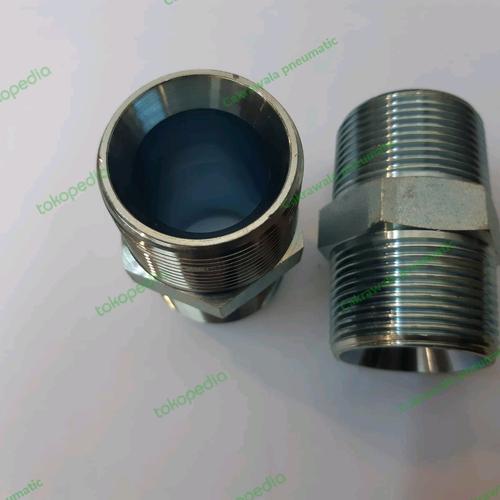 Jual DOUBLE NEPPEL 1 1/4 INCH NPT X NPT / DOUBLE NEPEL 1 1/4" NPT X NPT - Jakarta Barat ...