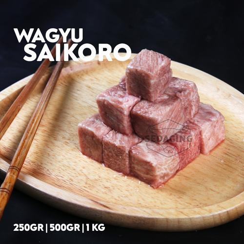 Jual Wagyu Saikoro Cube Premium / Daging Wagyu Sapi Saikoro 250gr 500gr ...