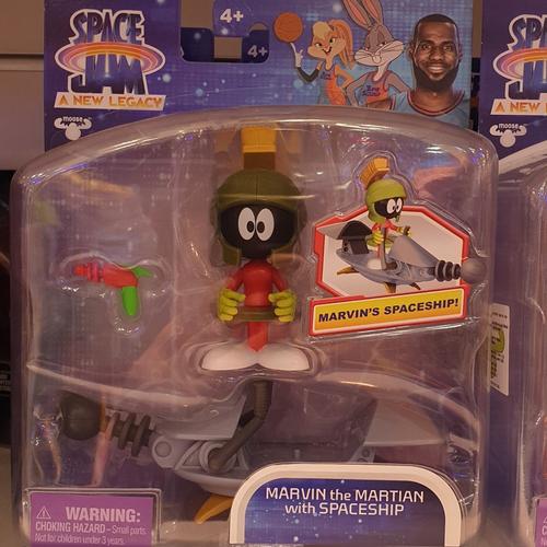 Jual Moose Space Jam New Legacy Marvin The Martian with Spaceship ...