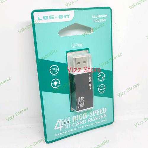 Jual Card Reader LOG ON 4in1 High Speed 480 MB/s Aluminum Housing ...