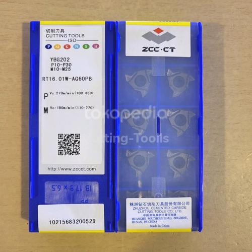 Jual INSERT ULIR DRAT LUAR RT16 OW1 AG60PB MMT 16ER AG60 ZCC INSERT ...