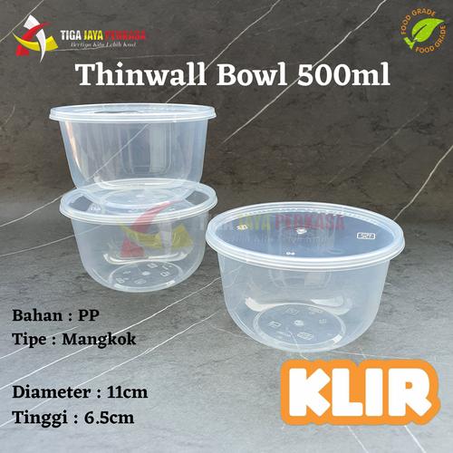 Jual Thinwall Klir Bowl 500 ml / Mangkok Makan 500 ml / Thinwall Bowl ... Jual Thinwall Klir Bowl 500 ml / Mangkok Makan 500 ml / Thinwall Bowl ...