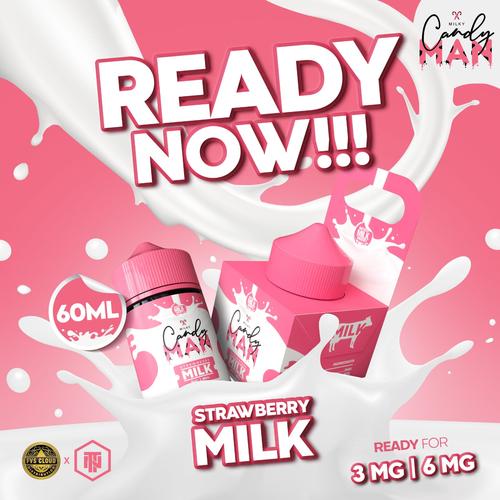Jual Candyman Milk Strawberry Milk 60ML by TNT x FVS - Liquid Candy Man ...