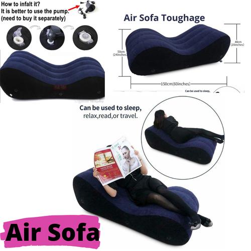 Jual Air Sofa Angin Plus Pompa Sofa Tidur Portable Position Pillow ...