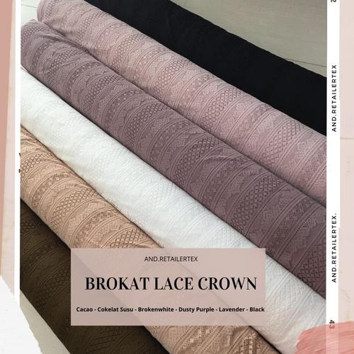 Jual Kain Brokat Lace Crown Dusty Purple - Jakarta Barat - AnD ...