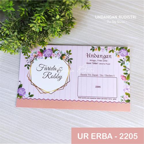 Jual Undangan Pernikahan UR ERBA 2205 Lipat 2 - Kab. Tangerang ...