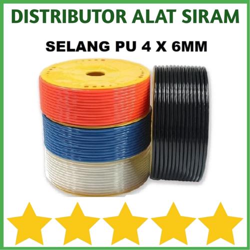 Jual SELANG PU 4 x 6MM POLYURETHANE PNEUMATIC HOSE AIR UDARA ...