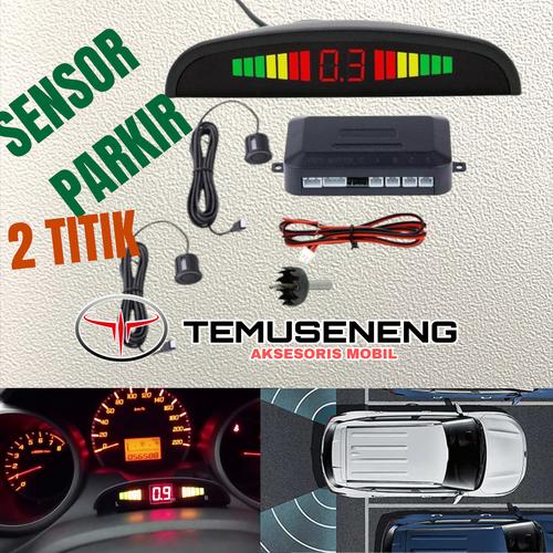 Jual SET SENSOR PARKIR MUNDUR 2 TITIK MATA MOBIL PARKING INDIKATOR ...