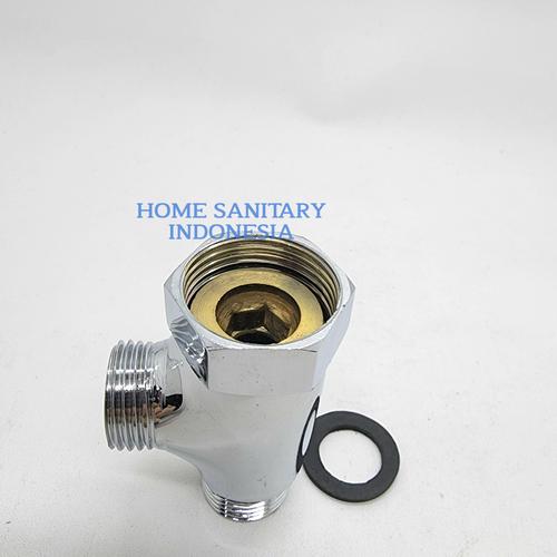 Jual NEPEL TEE Putar Kuningan Kombinasi MUR putar Nepel T JOINT kran ...