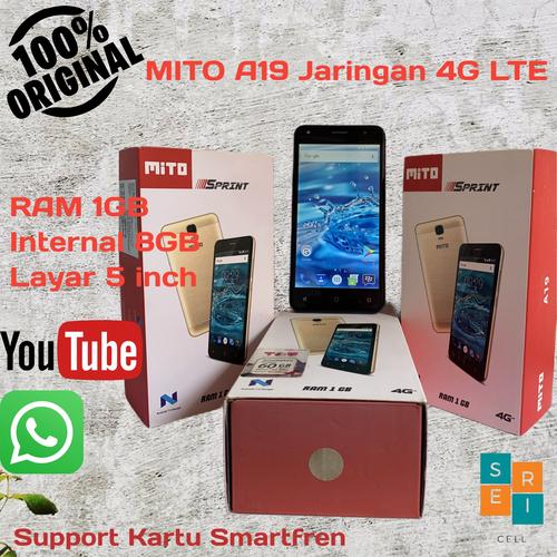 Jual HP MITO Android A19 Jaringan 4G Promo Cuci Gudang Murah Meriah RAM ...