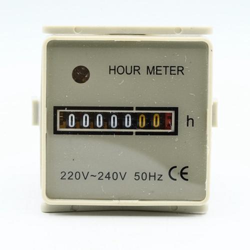 Jual Hour Counter AC 220V 5A, 48x48mm, TBN-HM48001 BZ 142-5 THEBEN ...
