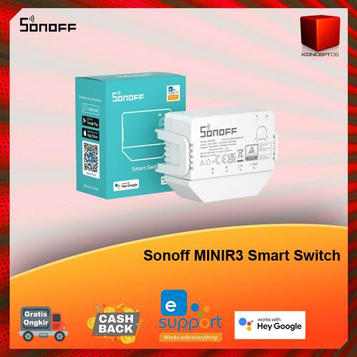 Jual Sonoff WiFi Smart Switch MINI R3 MINIR3 Saklar Pintar 1 Gang ...