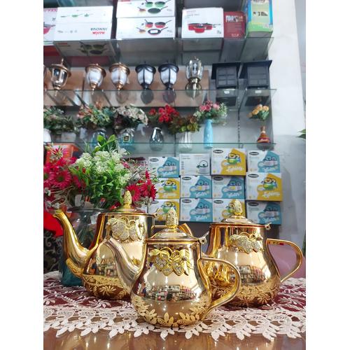 Jual Teko Antik Emas GOLDEN TEA POT Stainless steel 18 24 480Z Awet ...