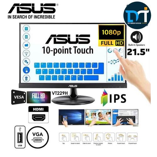 Promo ASUS VT229H 21.5" Inch Touchscreen FHD IPS Low Blue Light HDMI ...