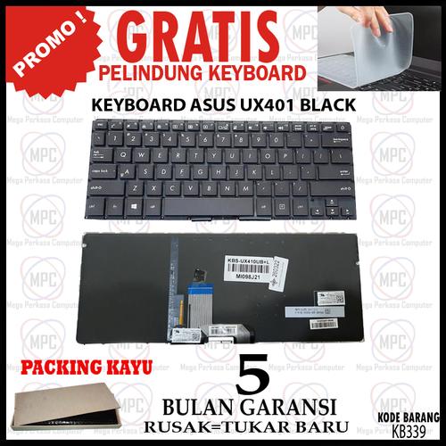 Jual Keyboard Asus UX410 X410U Backlit Free Keyboard Protector - Kota ...