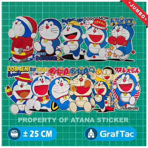 Jual Stiker Printing Sablon Jumbo Vinyl Doraemon Nobita Kartun Anime ...