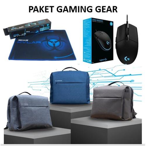 Promo PAKET GAMING GEAR - MOUSE GAMING LOGITECH BACKPACK CARBON ...