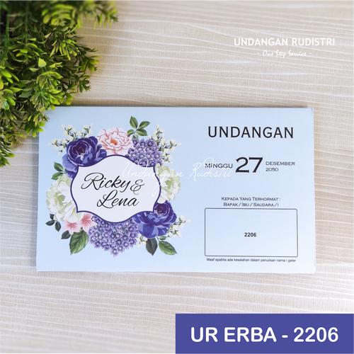 Jual Undangan Pernikahan UR ERBA 2206 Lipat 2 - Kab. Tangerang ...