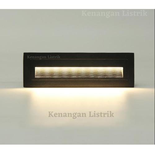 Jual Lampu Tanam Tangga LED Persegi Minimalis 6W 3000K Hitam - Jakarta ...