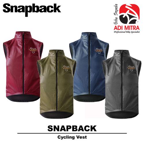 Jual Snapback Cycling Vest Jaket Rompi Sepeda Parasut - Navy, L - Kota ...