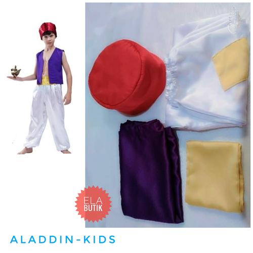 Jual kostum aladdin- kostum halloween- kostum ulang tahun - XXL - Kota ...