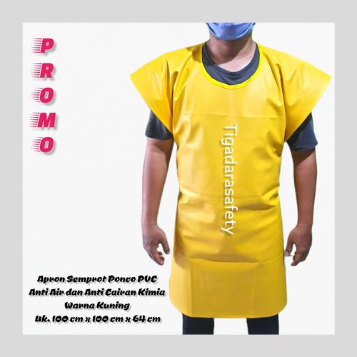Jual Apron Semprot Ponco PVC Anti Air dan Anti Cairan Kimia Warna ...