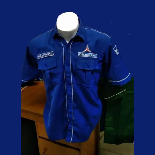 Jual Kemeja Seragam Partai Demokrat AHY Bordir - Pria - S - Jakarta ...