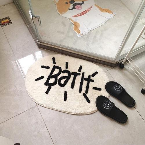Jual Soft Bath Mat Aesthetic Absorb Water Bath Carpet / Keset Kamar ...