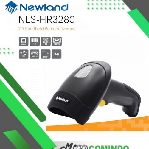 Jual SCANNER BARCODE 2D NEWLAND HR3280 / HR 3280 IMAGER 2D + STAND ...