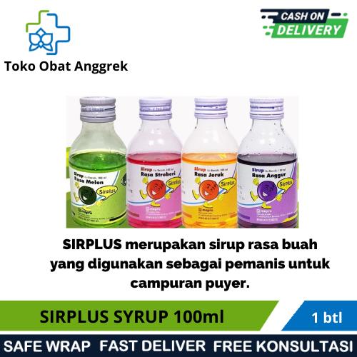 Jual SIRPLUS SYR. 100ml/SIRUP CAMPURAN PUYER/SIRUP BUAH CAMPURAN OBAT ...
