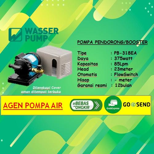 Jual Pompa Booster WASSER PB318EA (WITH COVER) / Pompa Pendorong WASSER ...