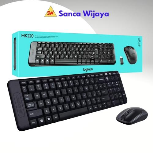 Jual LOGITECH MK-220 KEYBOARD dan MOUSE WIRELESS - BLACK - Kota ...
