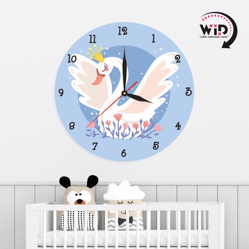 Jual Jam Dinding Estetik Princess Ratu Cantik Pajangan Kamar Anak ...