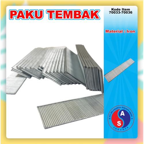 Jual isi paku tembak macam ukuran / staples lurus paku tembak angin ...