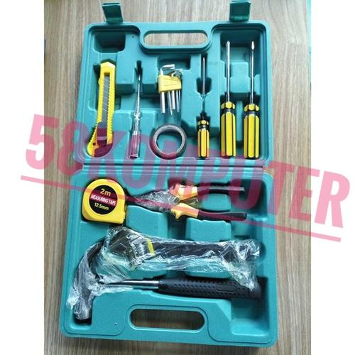 Jual Perkakas Satu Set Palu Tang Obeng Kunci Pas Cutter 11 in 1 TOOLS ...