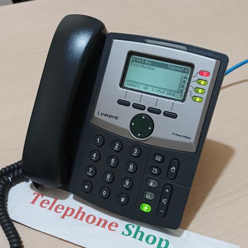Jual Sip Phone Cisco Linksys SPA942 PoE 4-Line IP Telpon 2-Port Third ...