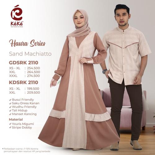 Jual Kekesumut Baju Gamis Koko dewasa Haura Seri SRK 2113 Busana Muslim ...