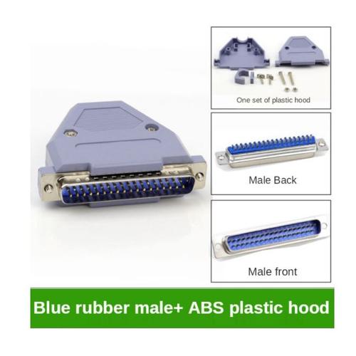 Jual DB37 Male Connector 37p D-Sub Cover Case DB 37 Pin Serial Parallel ...