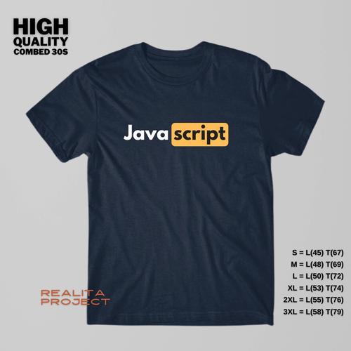 Jual Kaos Combed 30S Kaos Programmer Javascript Jumbo XXXL Buku Coding - Putih, XL - Kab. Bogor ...