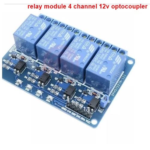Jual Relay module 4 channel 12v optocoupler 12 volt - Kota Tangerang ...