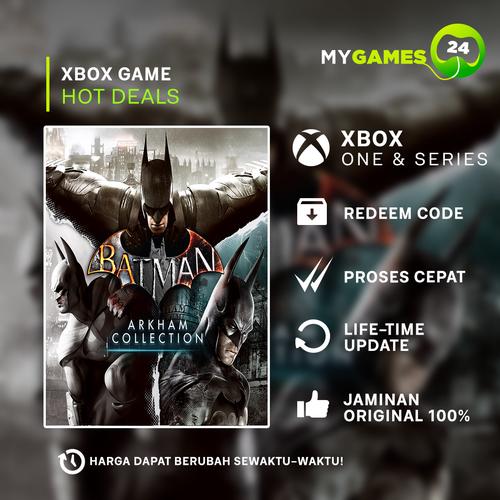 Jual Batman Arkham collection (3 Game) Xbox One Series X|S redeem code ...