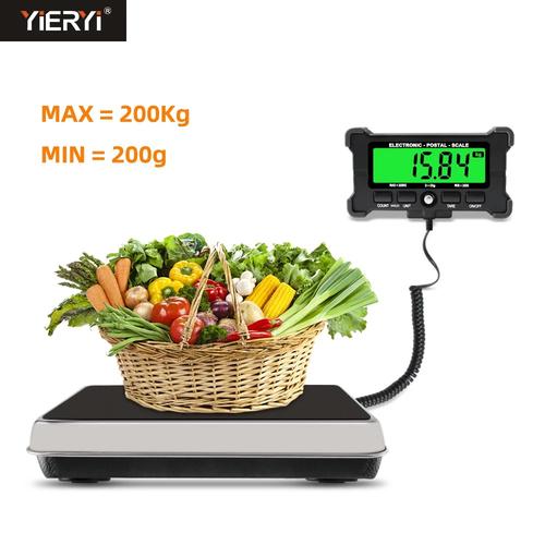 Jual Timbangan Barang Besar 200Kg LCD Digital Portable Large Surface ...