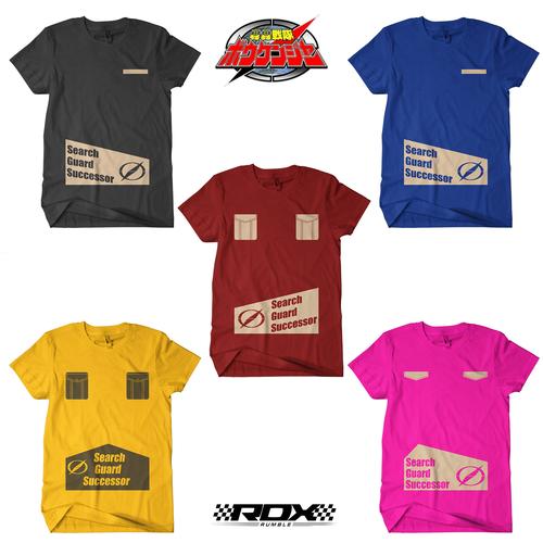 Jual Kaos Tokusatsu Gogo Sentai Boukenger Search Guard Successor Color ...
