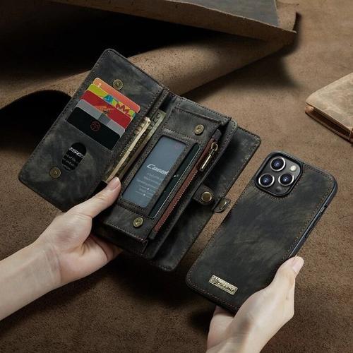 Jual Iphone 13 Pro Max Flip Cover Hard Case Premium Leather With Card ...